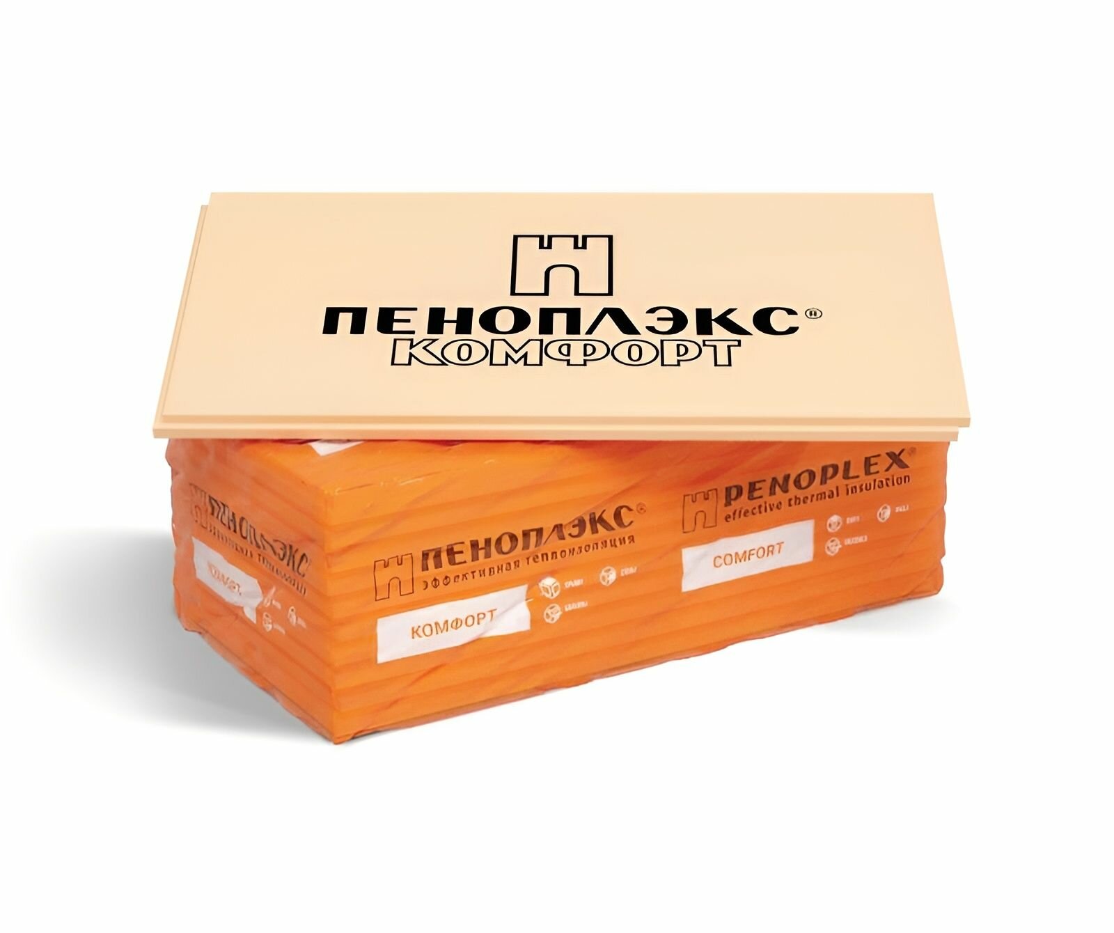Пеноплэкс Комфорт 100 мм - 20 уп / 55,4 м2 / 80 листов