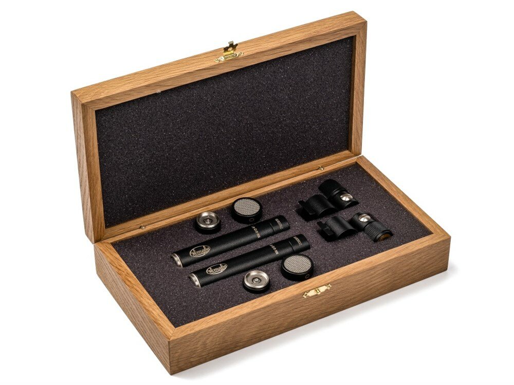 Октава 0121222 МК-012-01-Ч-ФДМ-С Микрофон конденсаторный студийный, стереопара, в ФДМ2-04, черный