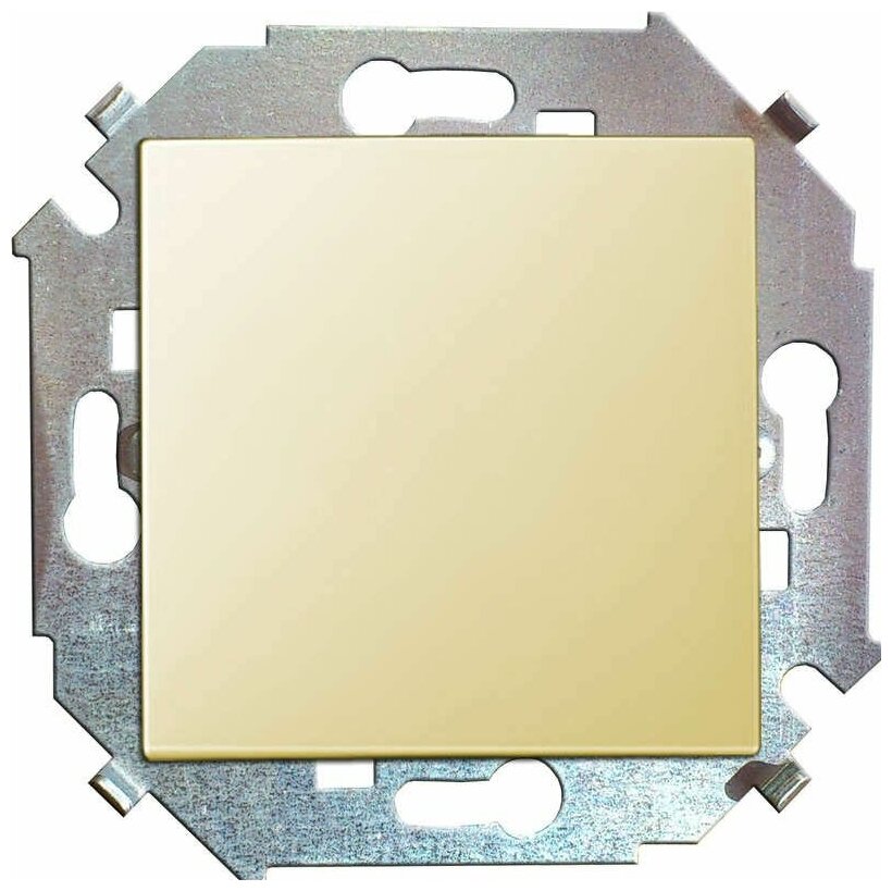 Переключатель Simon 15 Simon 1591201-031, бежевый, 1 клавиша, IP20, скрытый монтаж