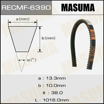 Ремень клиновый 13x1016 мм MASUMA 6390