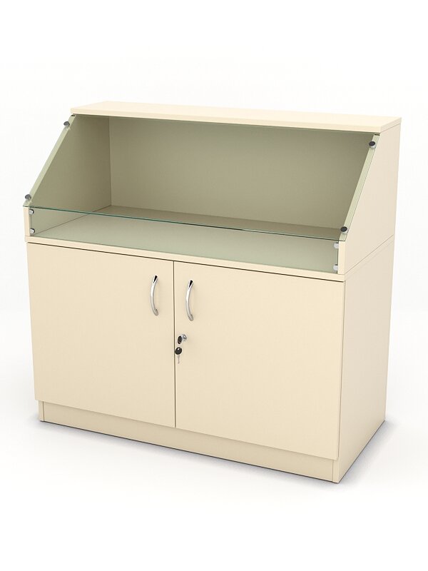 Витрина для музеев №12, Крем Вайс. Производитель товара - компания Westcom.