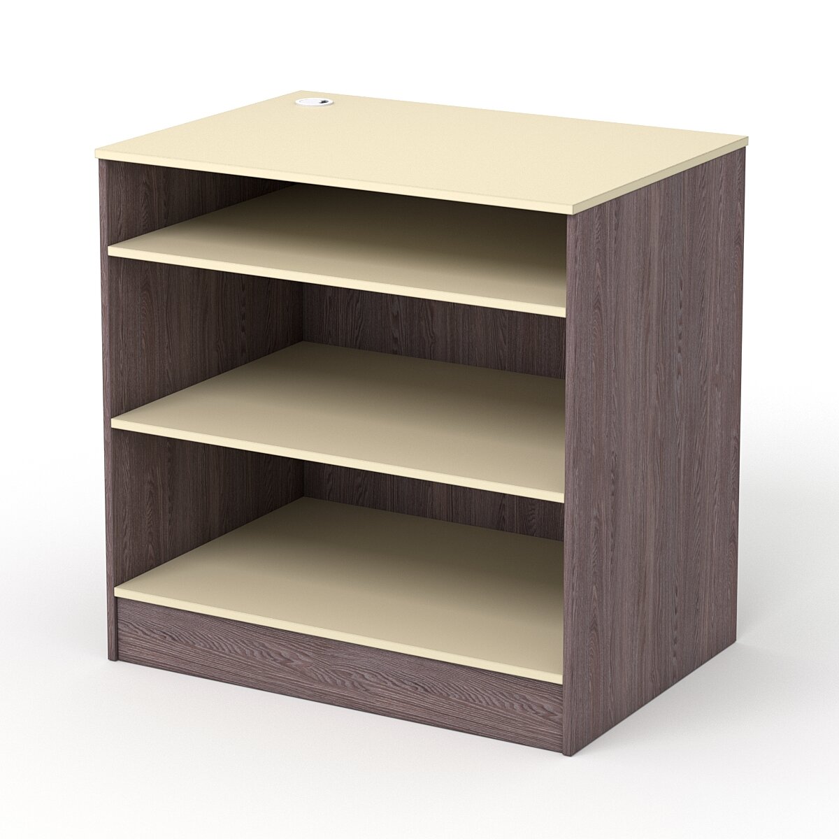 Кассовый стол "ривьера" №1А, Ясень Анкор и Крем Вайс U31105-U2236