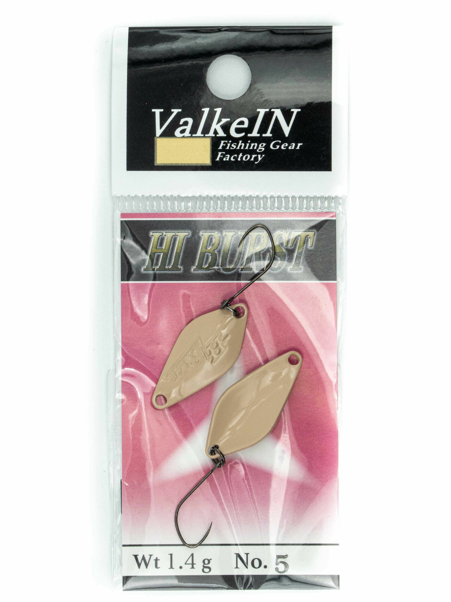 Колеблющаяся рыболовная блесна на форель VALKEIN HI BURST 1.3гр цвет 5