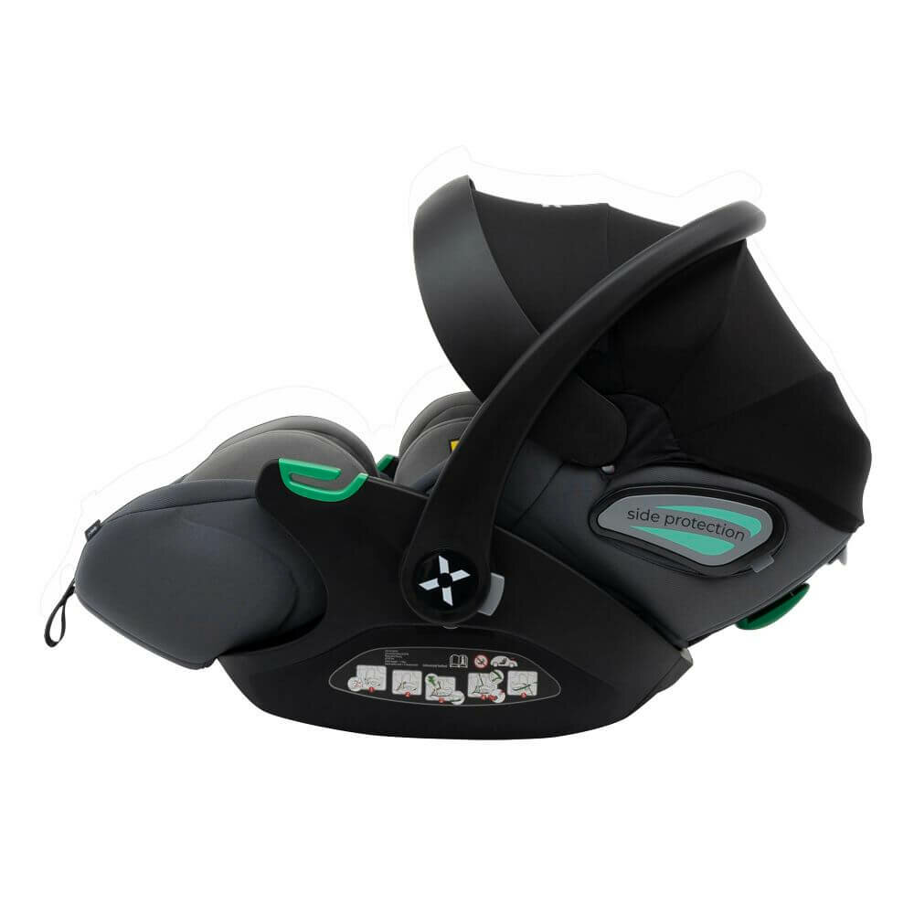 Agex i-Safe, автолюлька до 1 года гр.0 (0-13 кг), цвет Grey (серый)