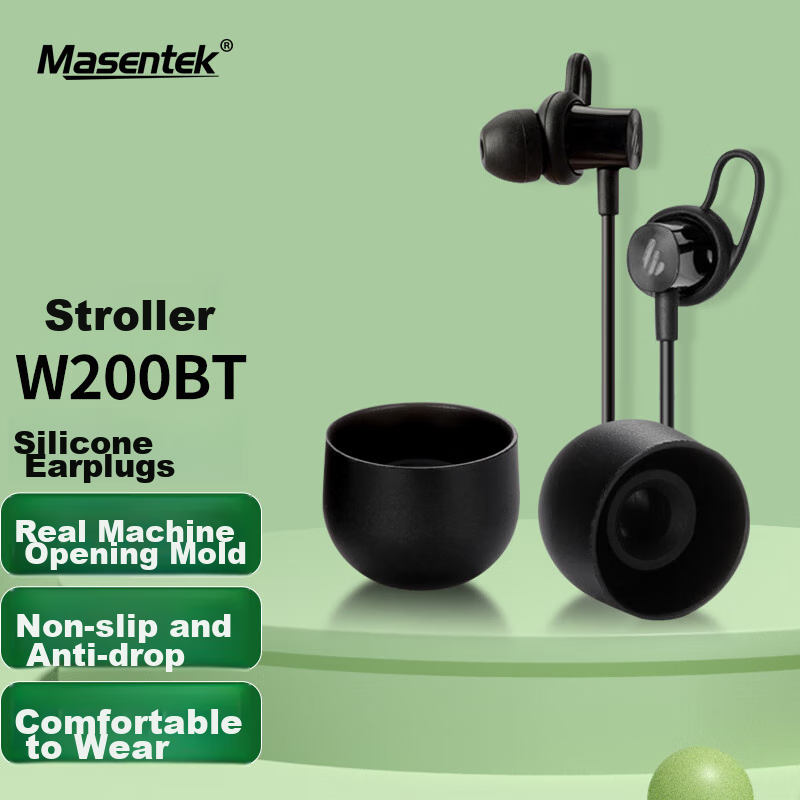 Masentek наушники для Edifier W200BT / Free / Plus / tws1 / W201BT / W280BT / W281BT Bluetooth наушники, черные,