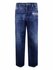 Джинсы DSQUARED2 Джинсы с эффектом потертости, размер 48, синий