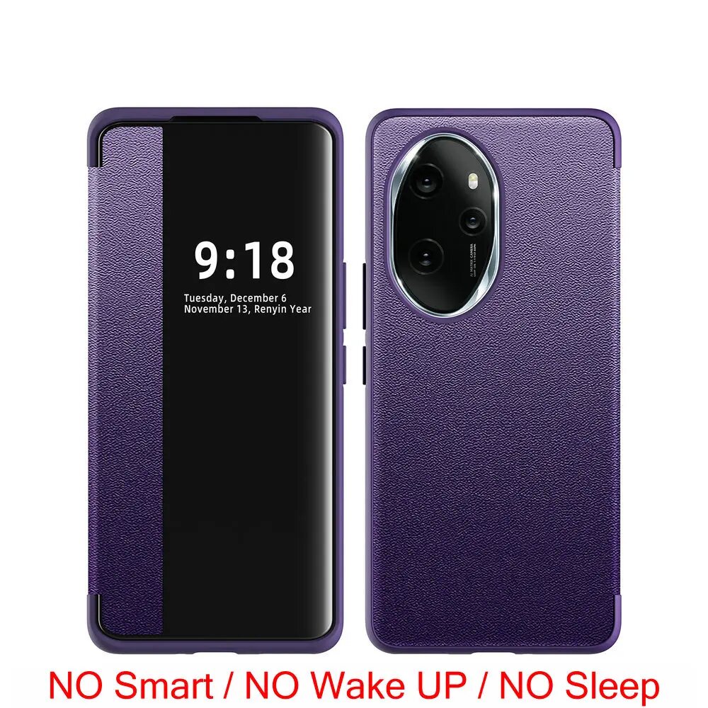 Фиолетовый чехол-книжка для Honor 100 Pro