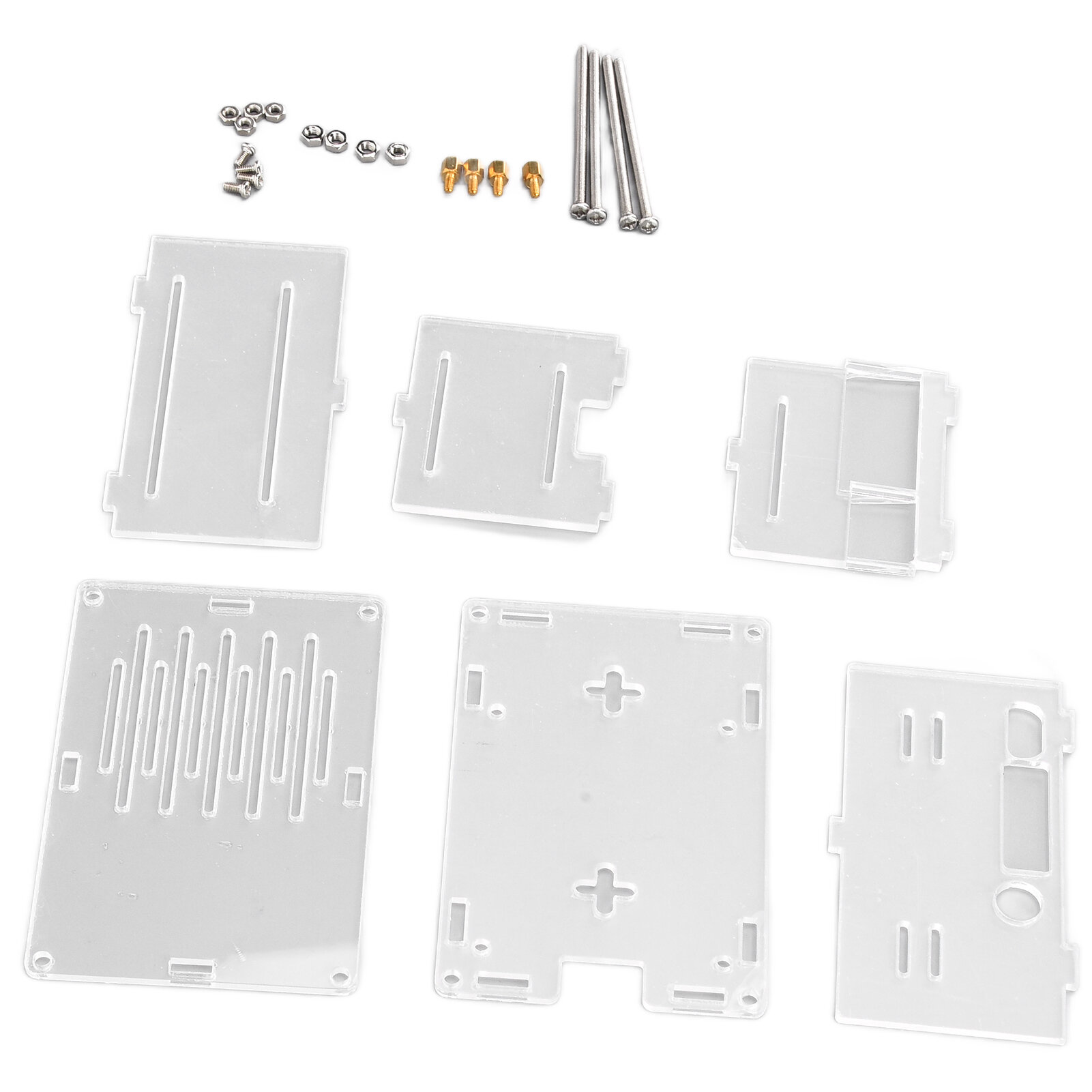 Акриловый корпус с крепежом для Raspberry Pi 4