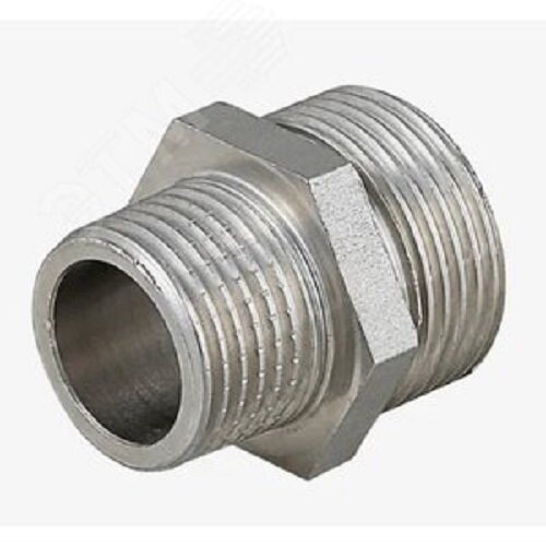 Ниппель нн 3/4'х1/2' переходной, никелированный