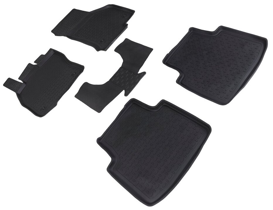 Резиновые коврики с высоким бортом для Skoda Superb III 2015-н. в.