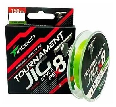 Шнур Intech Tournament Jig StyleL PE X8 Lime Green 150m #1.2 (17.6lb / 8.0kg)