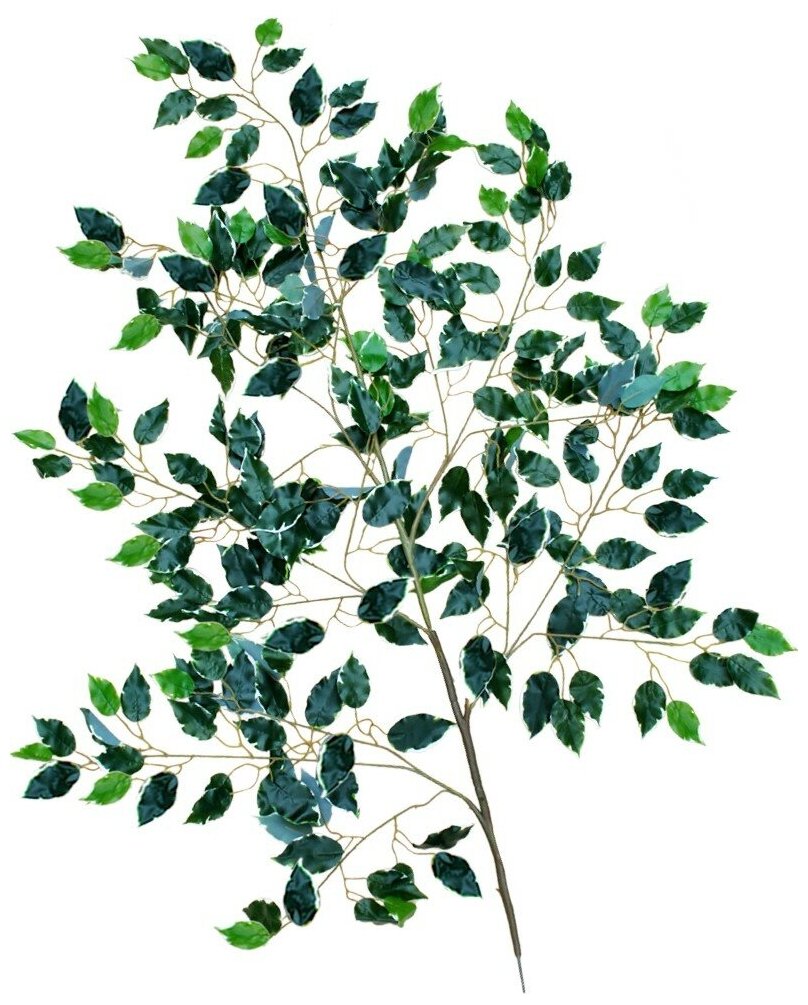 Искусственная ветка фикуса пестролистного Д-00-44-1