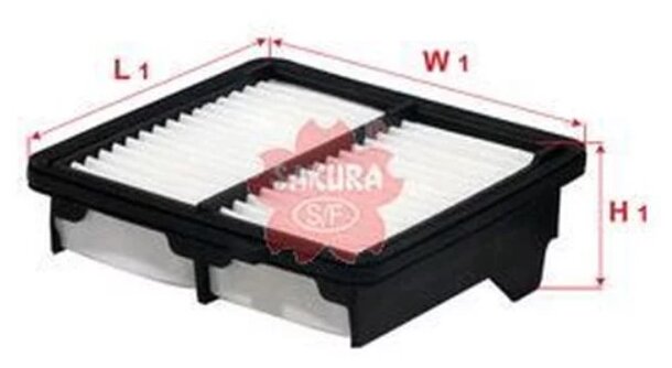 SAKURA Automotive a16810 (17220RB0000 / A16810) фильтр воздушный Honda (Хонда) fit 1.3 2008 - Honda (Хонда) fit 1.5 2008 -