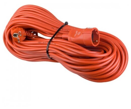 Сетевой удлинитель Perfeo с заземлением "RU POWER"50м 1гн 16А ПВС 3х1,5 оранжевый (PF_C3276)