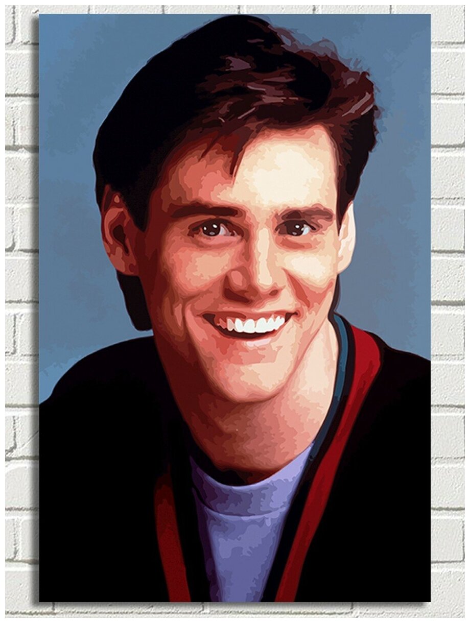Картина по номерам Джим Керри - 6251 В 60x40