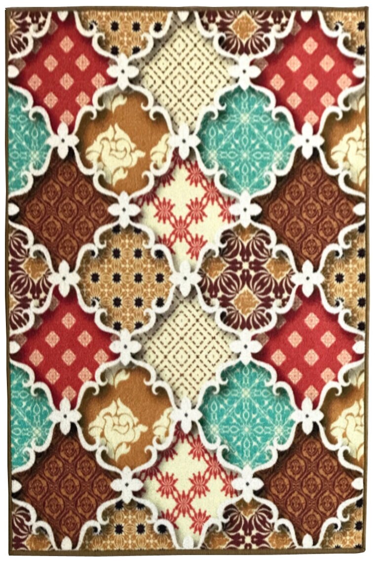 Розетта Дижитал 100х133 на хлопковой основе/600626-1001 клетка