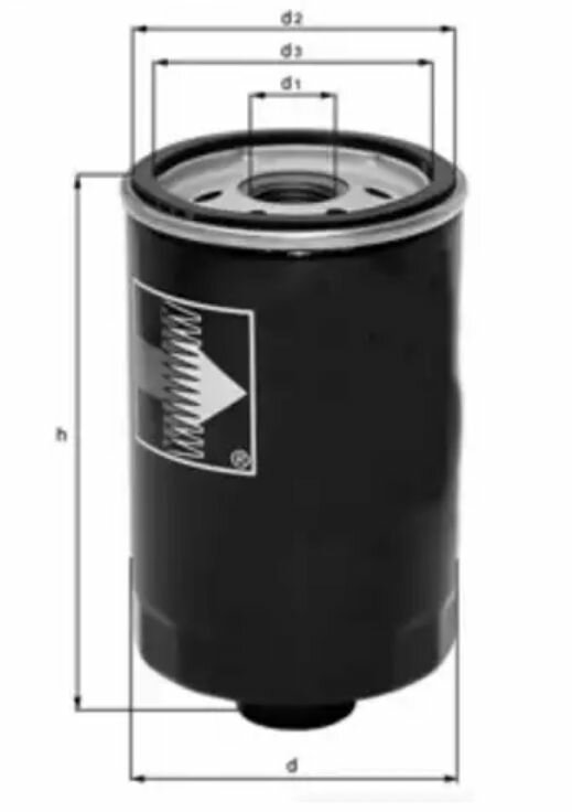 Фильтр двигателя масляный Knecht OC 105