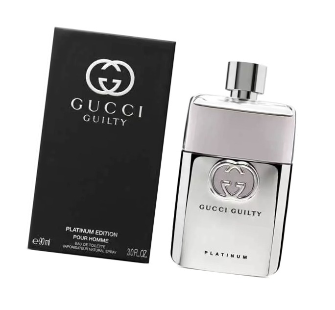 Мужской парфюм Gucci Guilty Pour Homme Platinum специальное издание 90 мл / Гилти Платинум