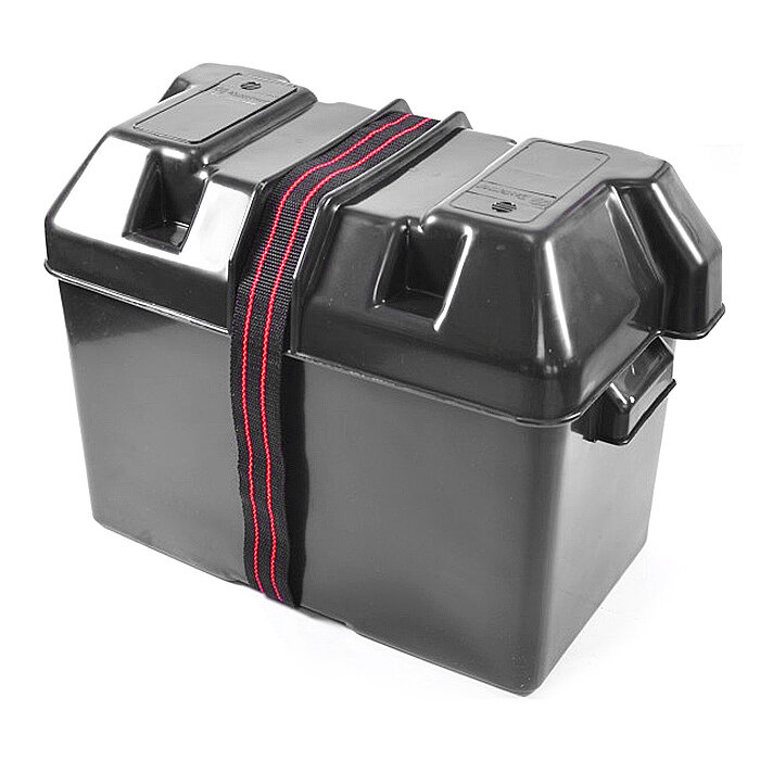 Бокс, короб под аккумулятор, средний, для АКБ до 330х180х230 мм