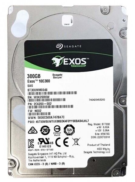 Жесткий диск Seagate 2C6200 300Gb 10000 SAS 2,5" HDD