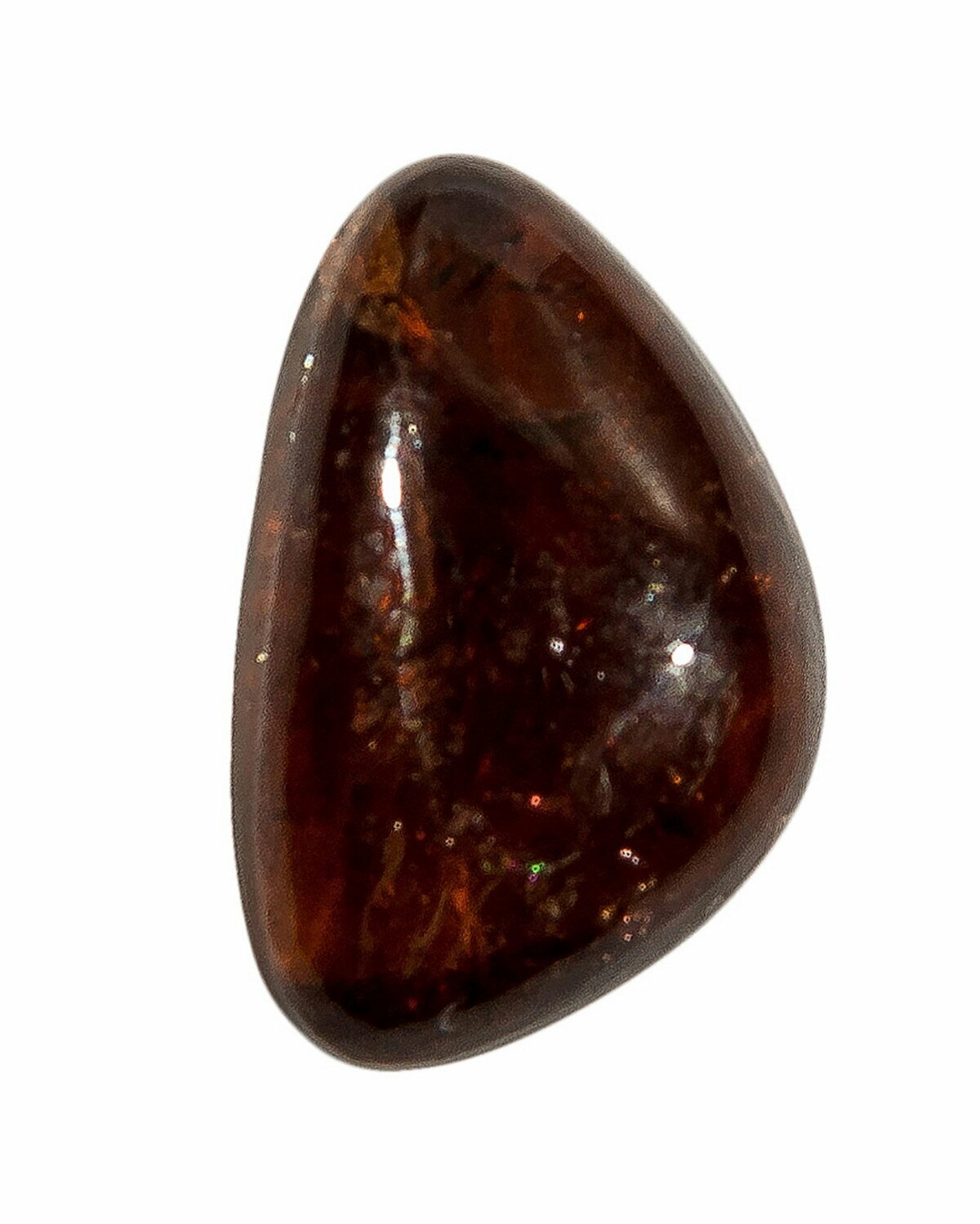 Кабошон из турмалина, размер 12х8х3 мм, вес 1 грамм