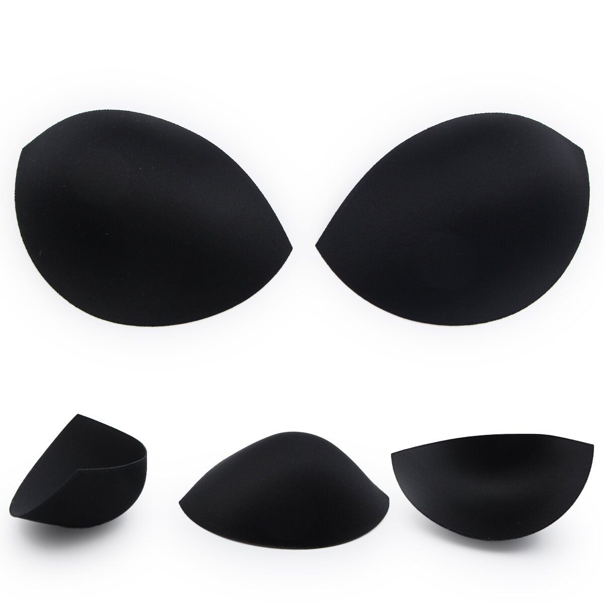 Чашечки для бюстгальтера без уступа, с равномерным наполнением, BN-58.16 (58.86), размер 70 (черный), 1 пара