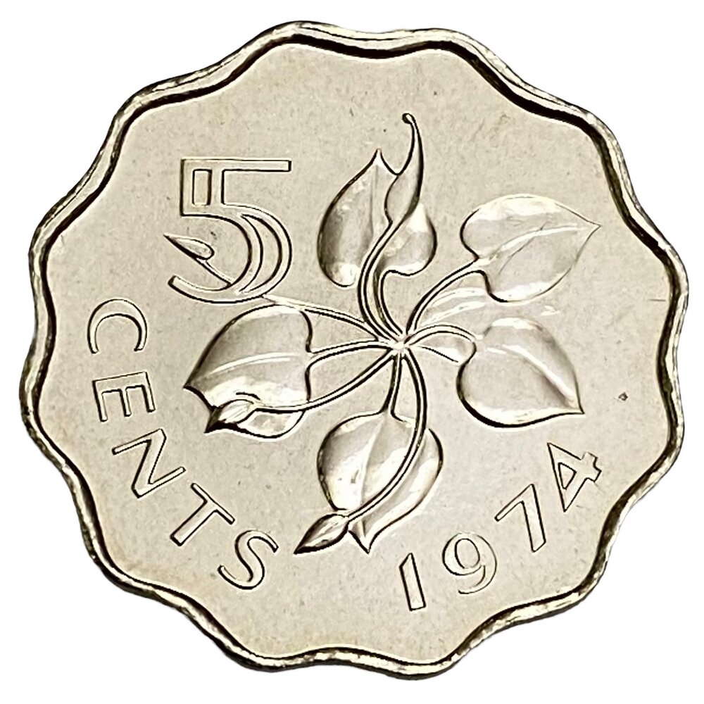 Свазиленд 5 центов 1974 г. (Proof)