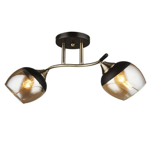 Люстра AURA S0040-2 AB+BK