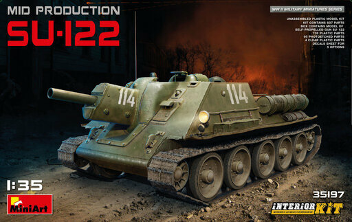 35197 MiniArt СУ-122 основной серийный (с интерьером) 1/35