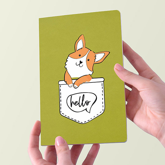 Блокнот 'Corgi say hello' — фото 1