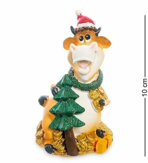 Фигурка Новогодний Бык 10 см AF-1014/2 113-906627