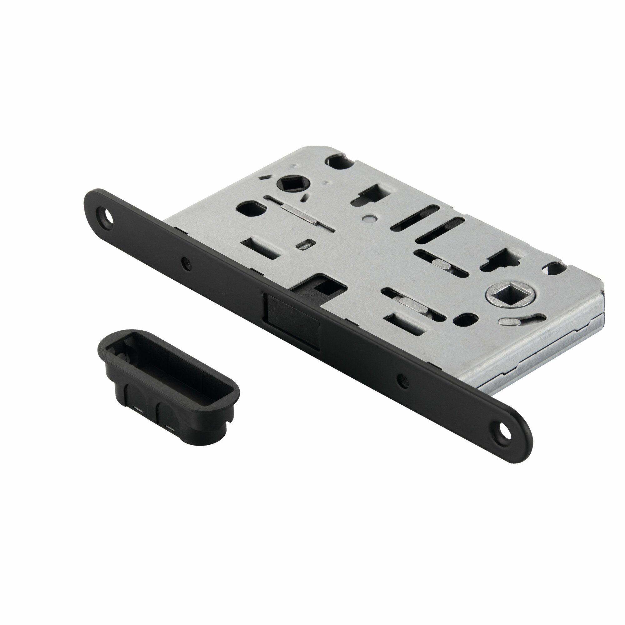 Защелка магнитная врезная Archie LM 5212OL BL / черная, для межкомнатных дверей