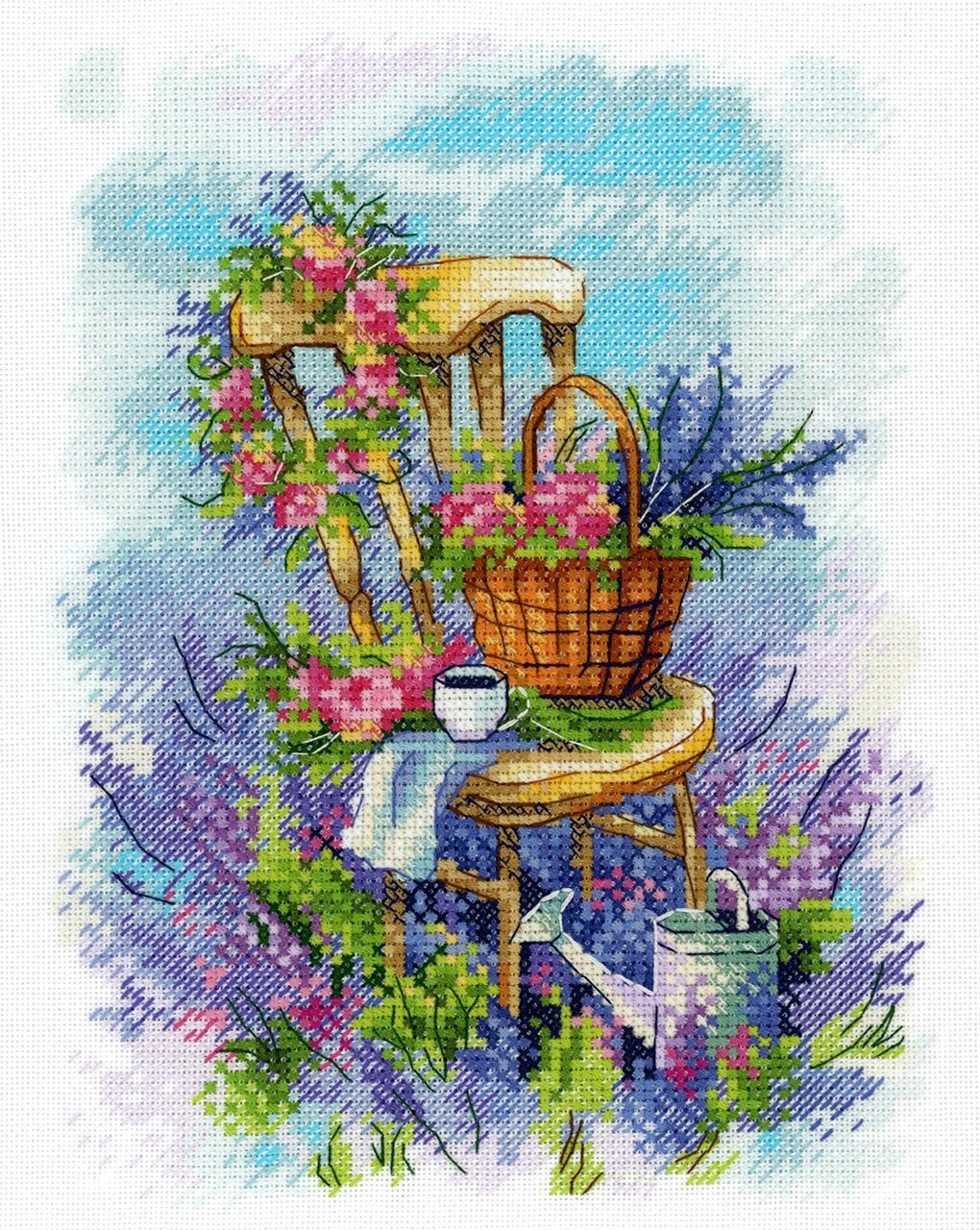 Набор для вышивания "Лавандовый Завтрак" от МП Студии