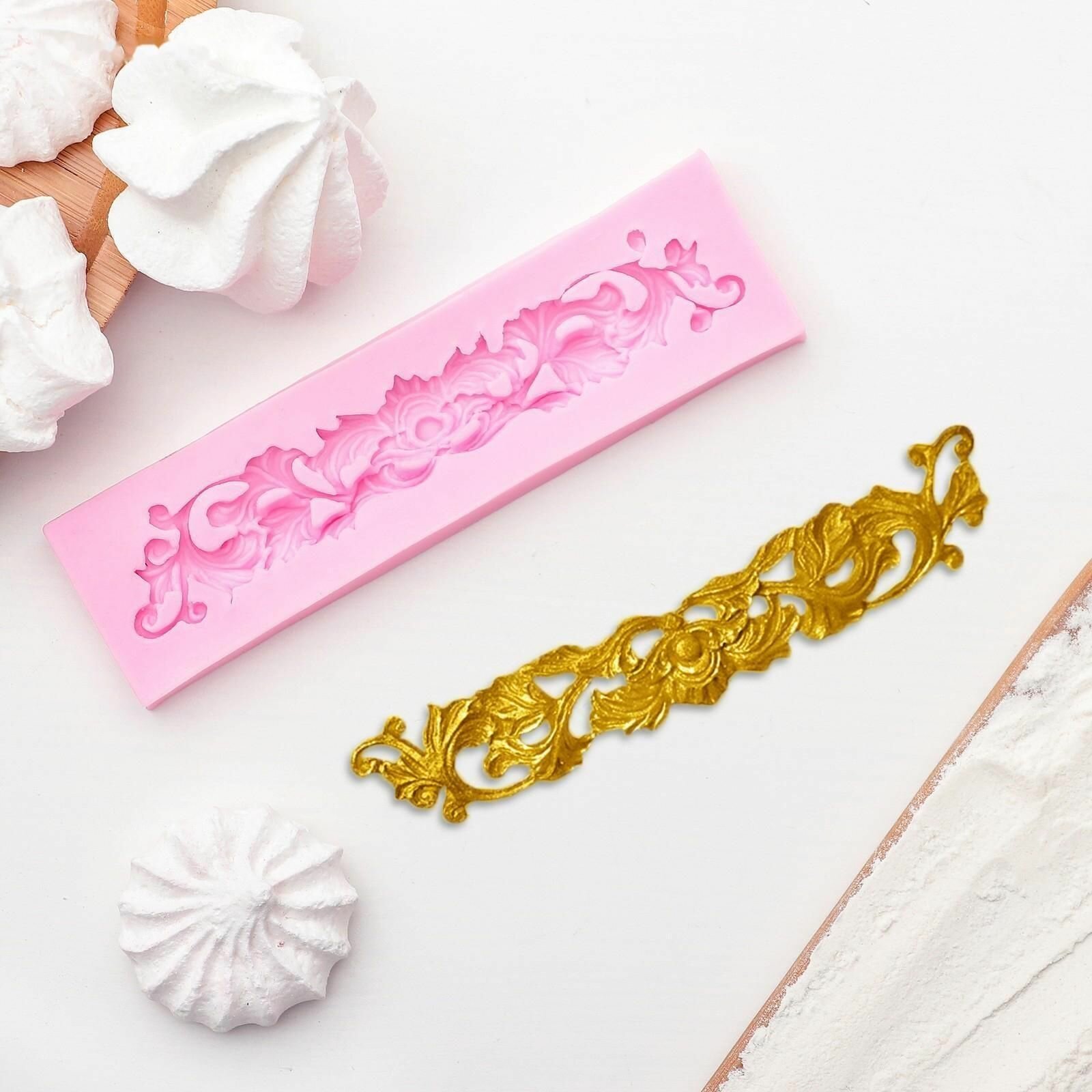 Молд Лепнина, 14x4 см