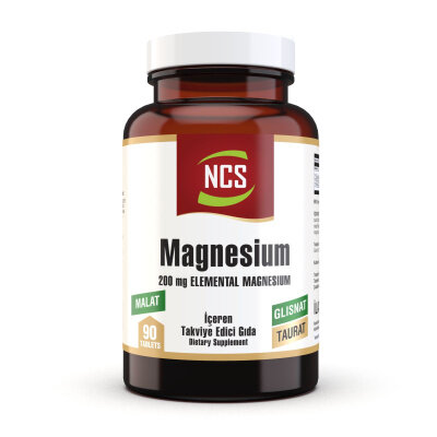 Магний Бисглицинат, Таурат, Малат 200мг. NCS Magnesium 200mg elemental magnesium. Glistat, Taurat, Malat.