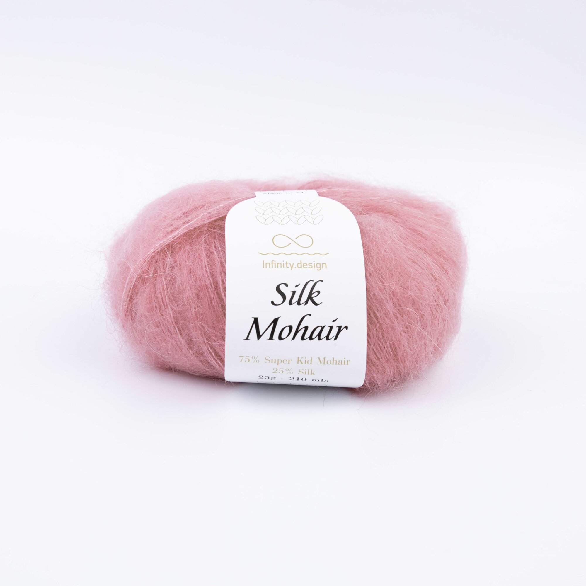 Пряжа INFINITY Silk Mohair 4042 (3 мотка), 75% супер кид мохер, 25% шелк, 25г, 210м