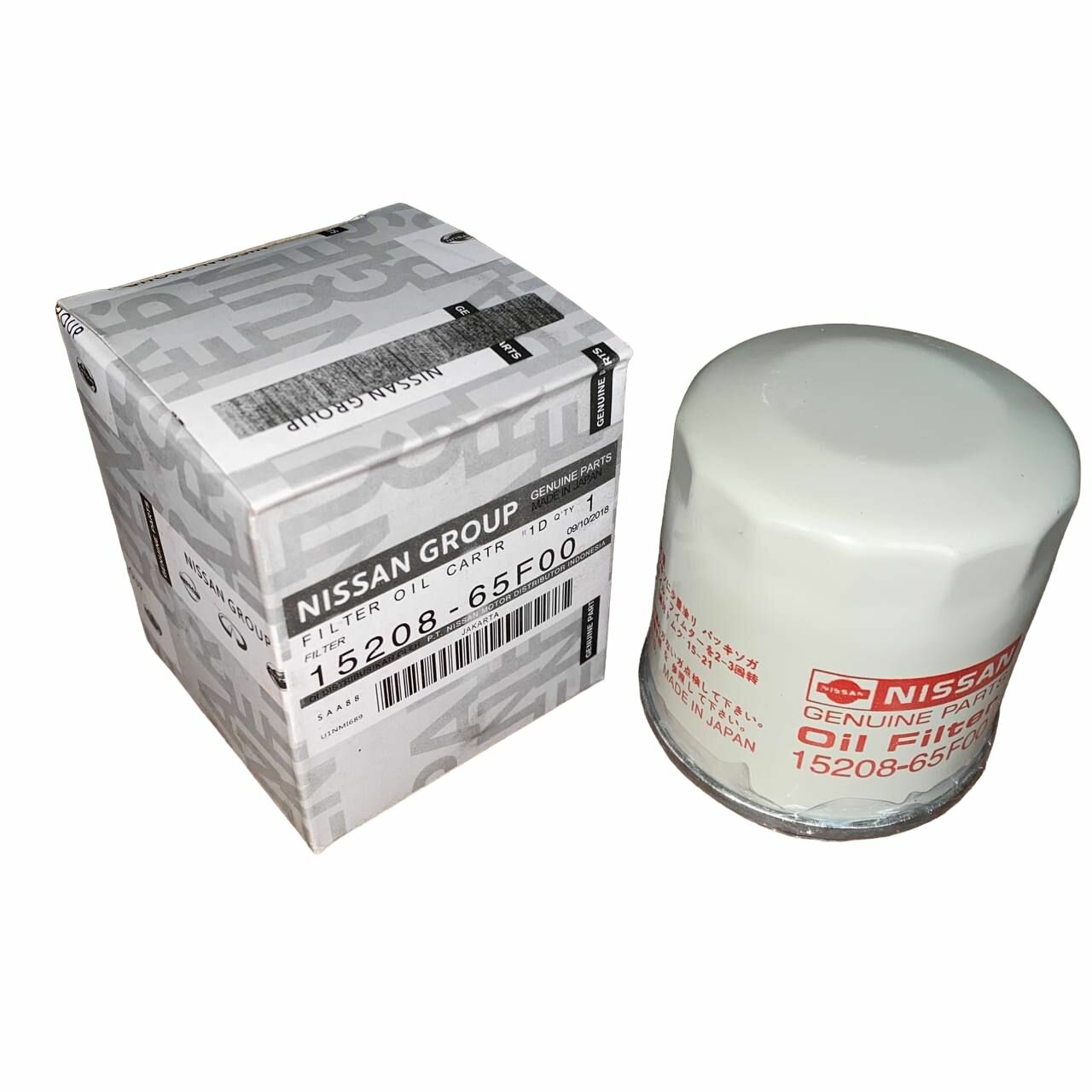 Фильтр масляный NISSAN 15208-65F00 для TEANA TIIDA QASHQAI X-TRAIL I-II-III, TEANA; LADA XRAY / VESTA