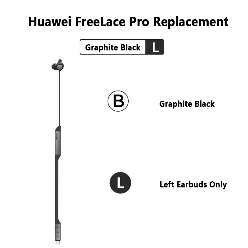 HUAWEI FreeLace Pro, левый наушник Graphite Black