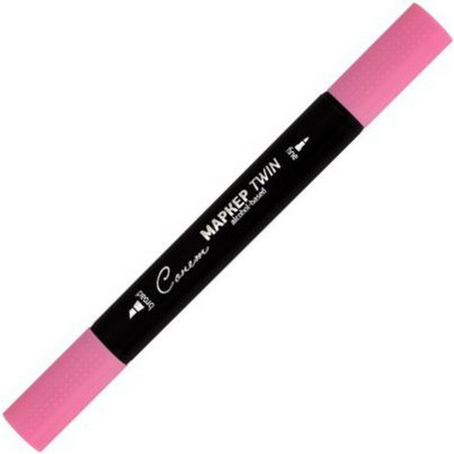 Маркер спиртовой Сонет TWIN двухсторонний, цвет 008 Розовый (164125-8)