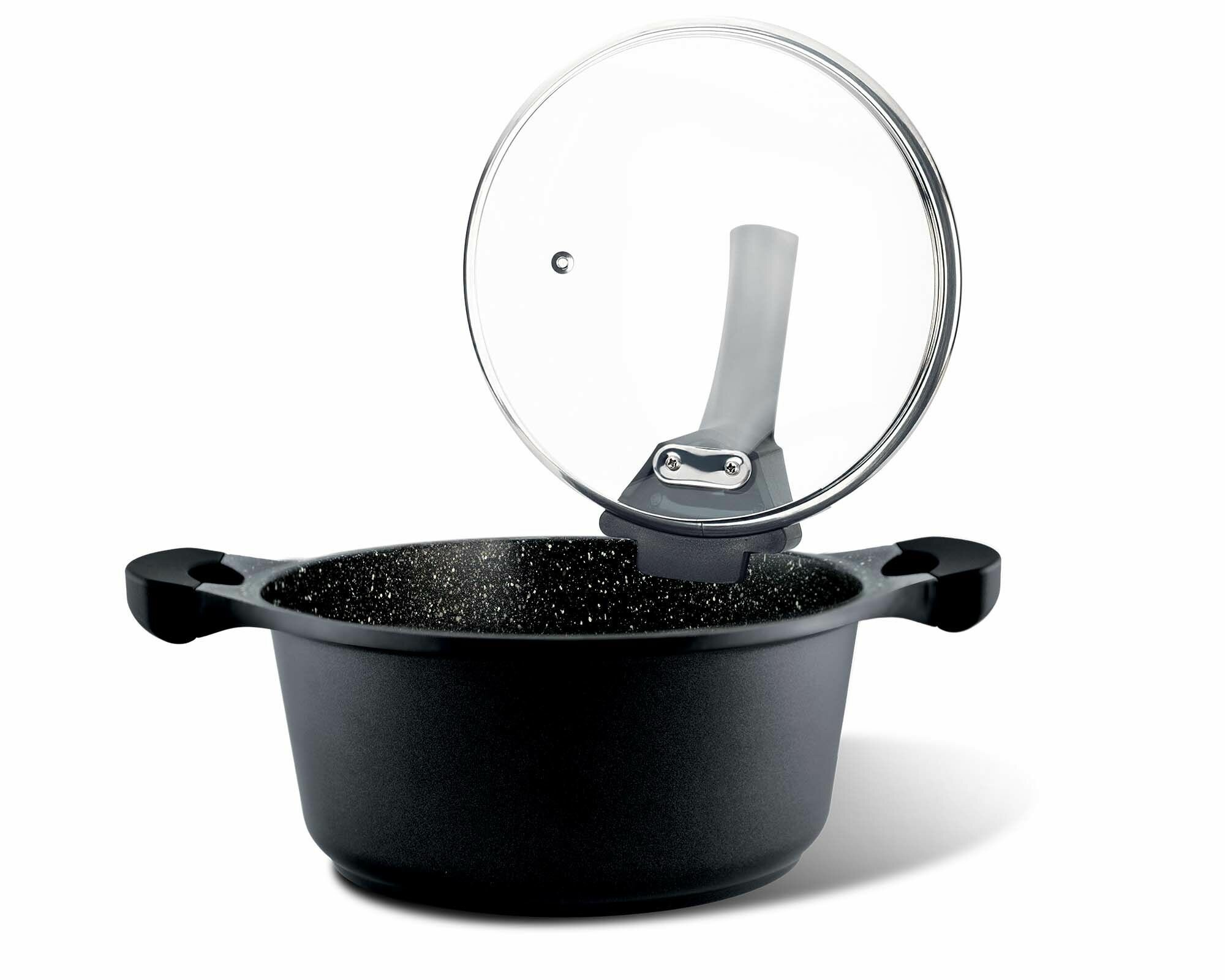 Кастрюля с крышкой 20 см PENSOFAL PEN 5807 BIOSTONE PRO SAXUM 1,8 л.