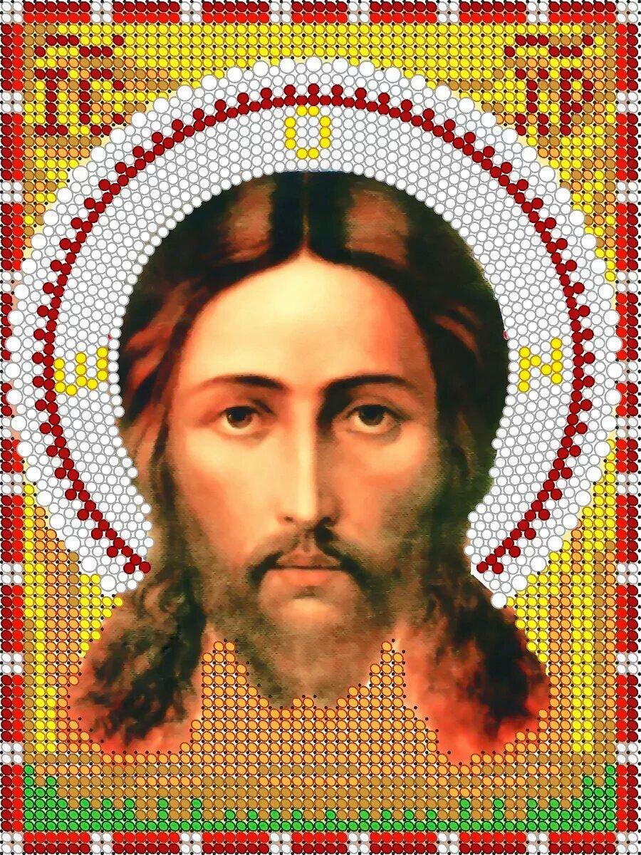 Алмазная мозаика икона 17*23 см