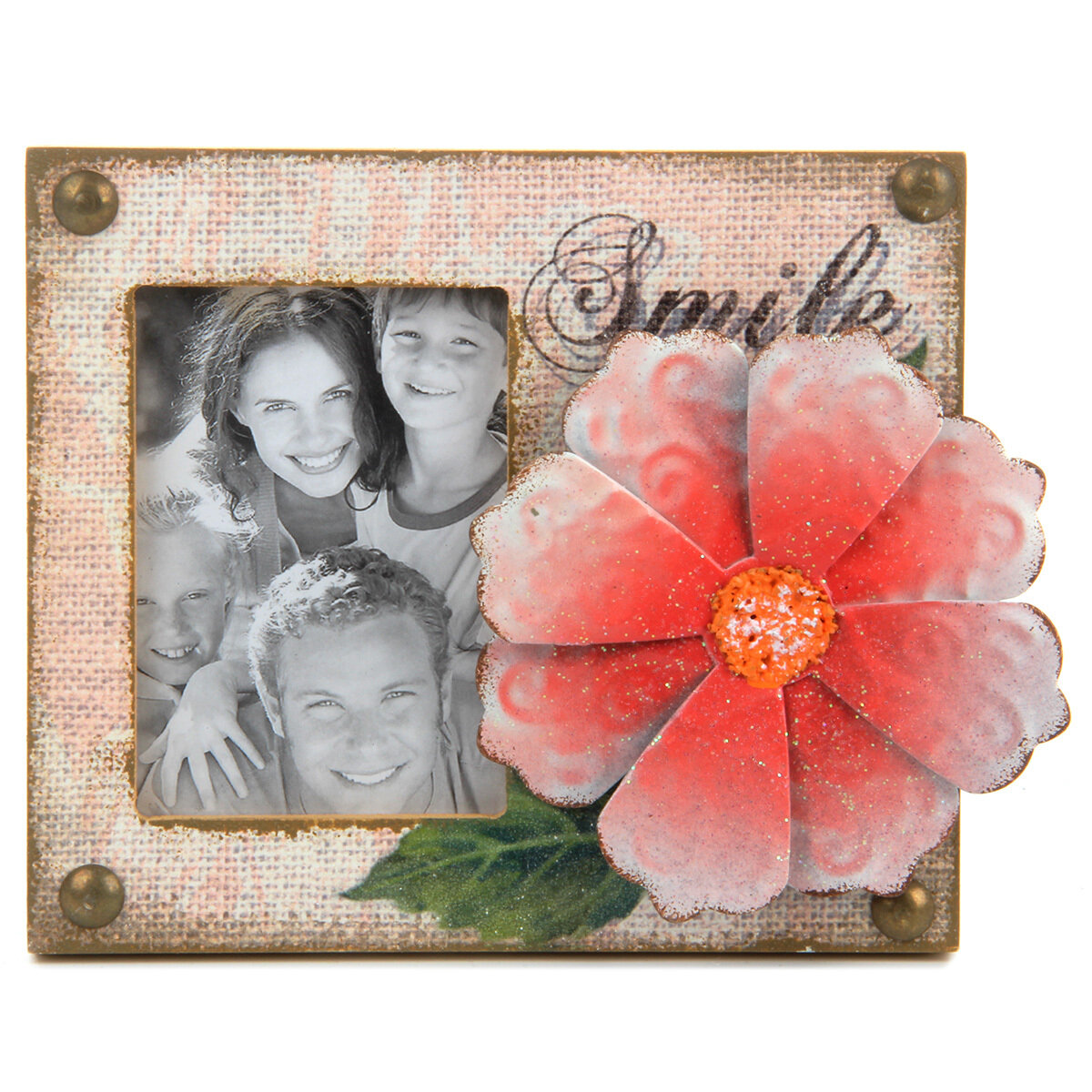 Фоторамка креативная Smiles 23573, размер 12x14x1,8, формат 6х8 см