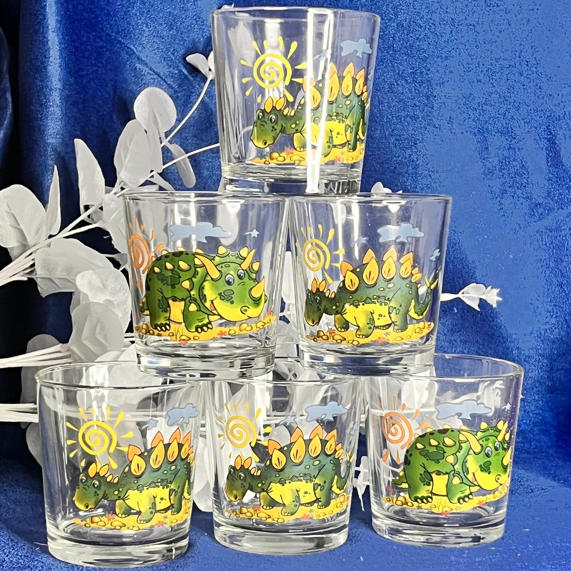 Набор Стаканов "Динозавры" 200 мл 6 шт.