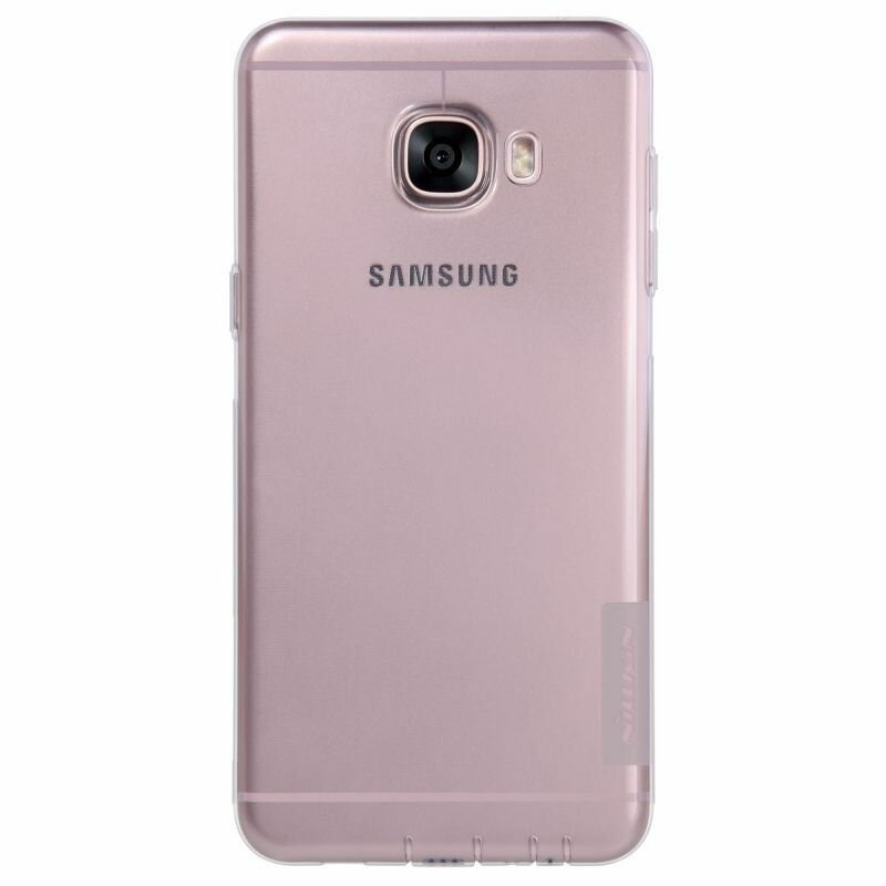 Накладка силиконовая Nillkin Nature TPU Case для Samsung Galaxy C5 C5000 прозрачно-черная