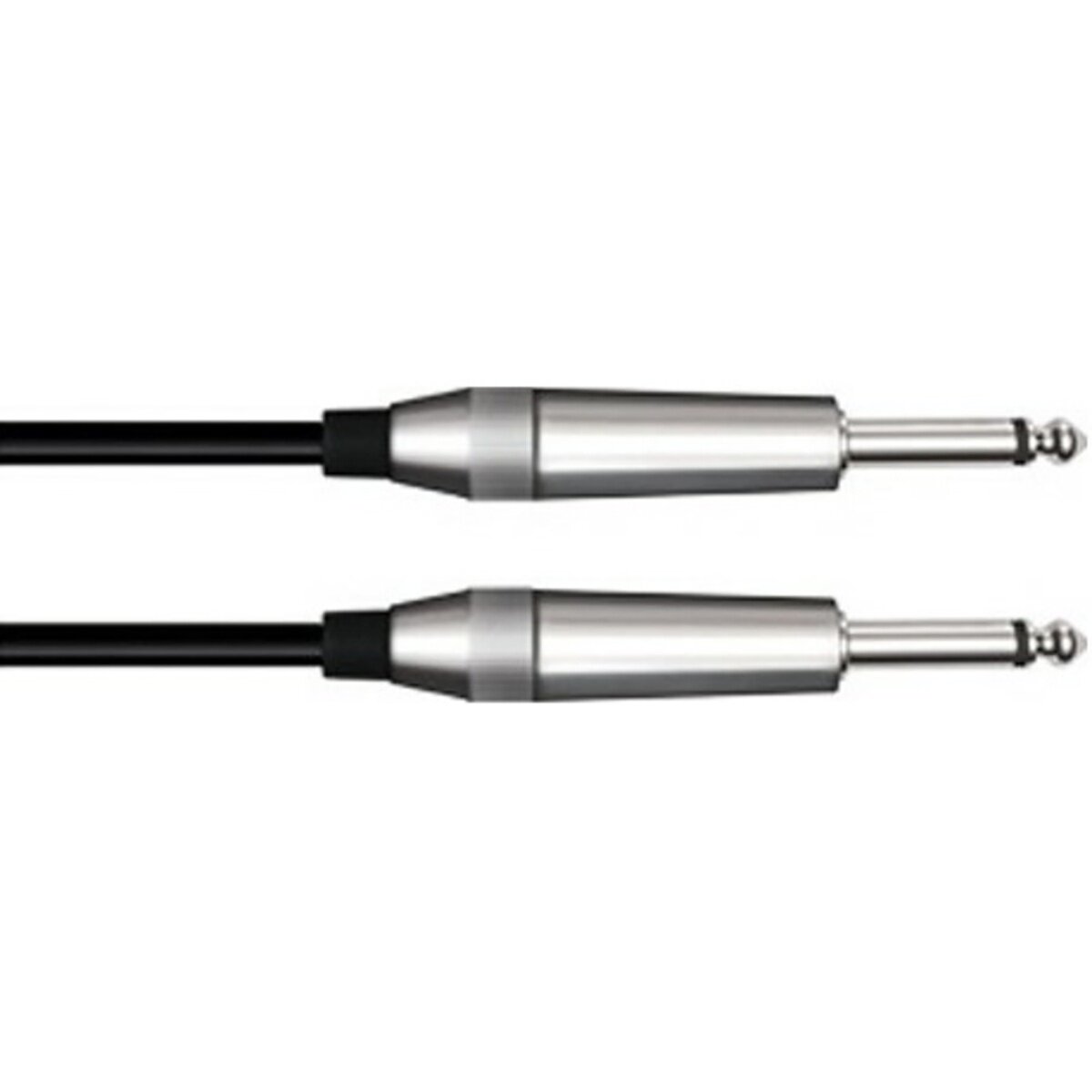 Инструментальный кабель, моно, прямой-прямой, черный, 5 м LEEM GCII-5