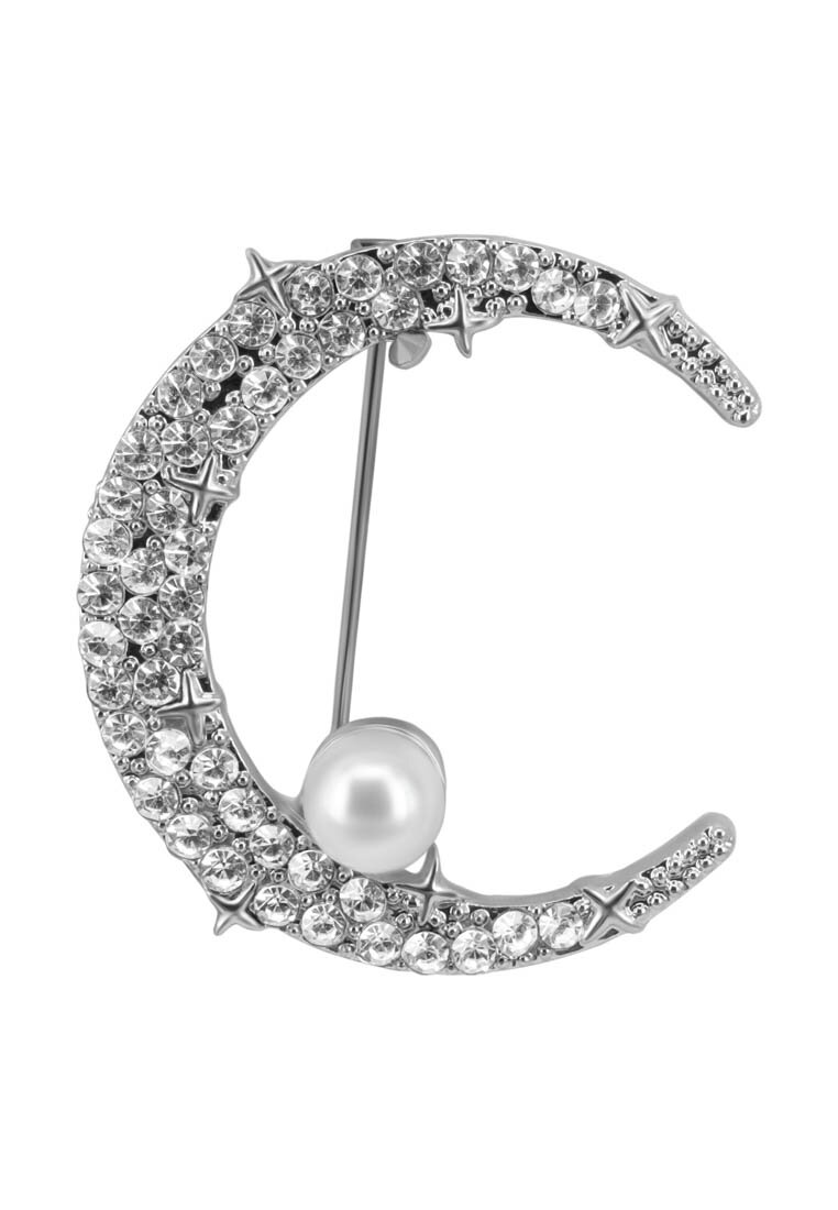 Брошь, стразы