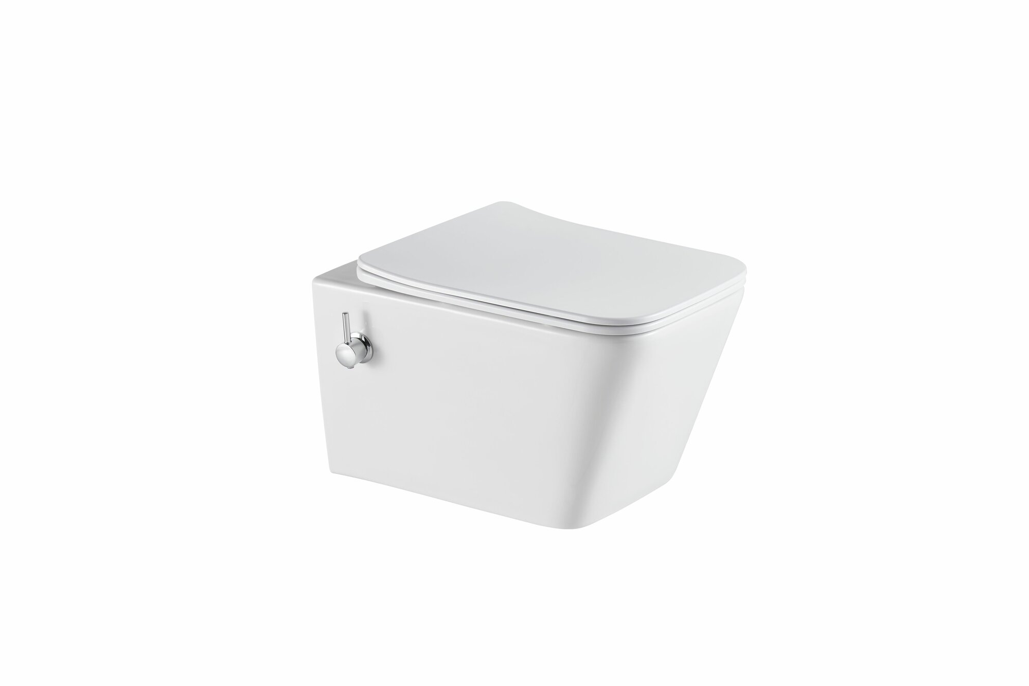 Унитаз подвесной безободковый EVA GOLD K633B со встроенным биде и смесителем