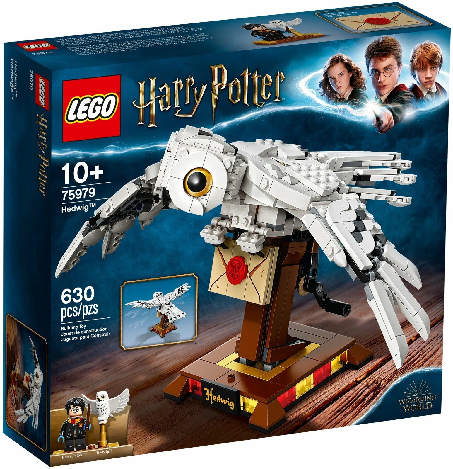 Конструктор LEGO Harry Potter 75979 Сова Букля, 630 дет, с механизмом движения