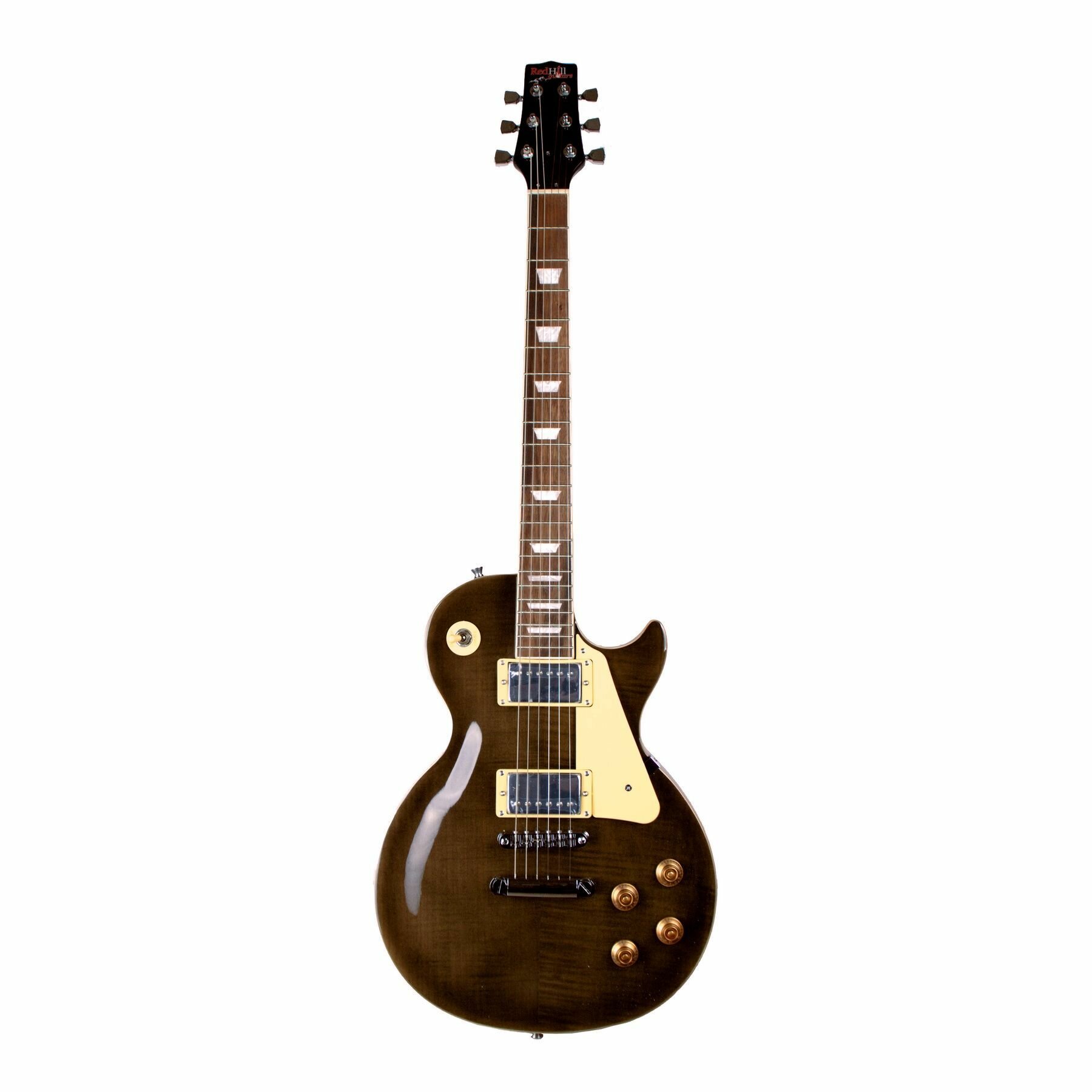 Электрогитара REDHILL LPX200 TBK, Les Paul, H+H, клен/окоуме, цвет черный