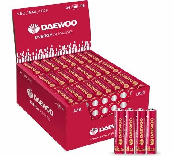 Алкалиновая батарейка DAEWOO LR03 ENERGY Alkaline DB-4 5029934